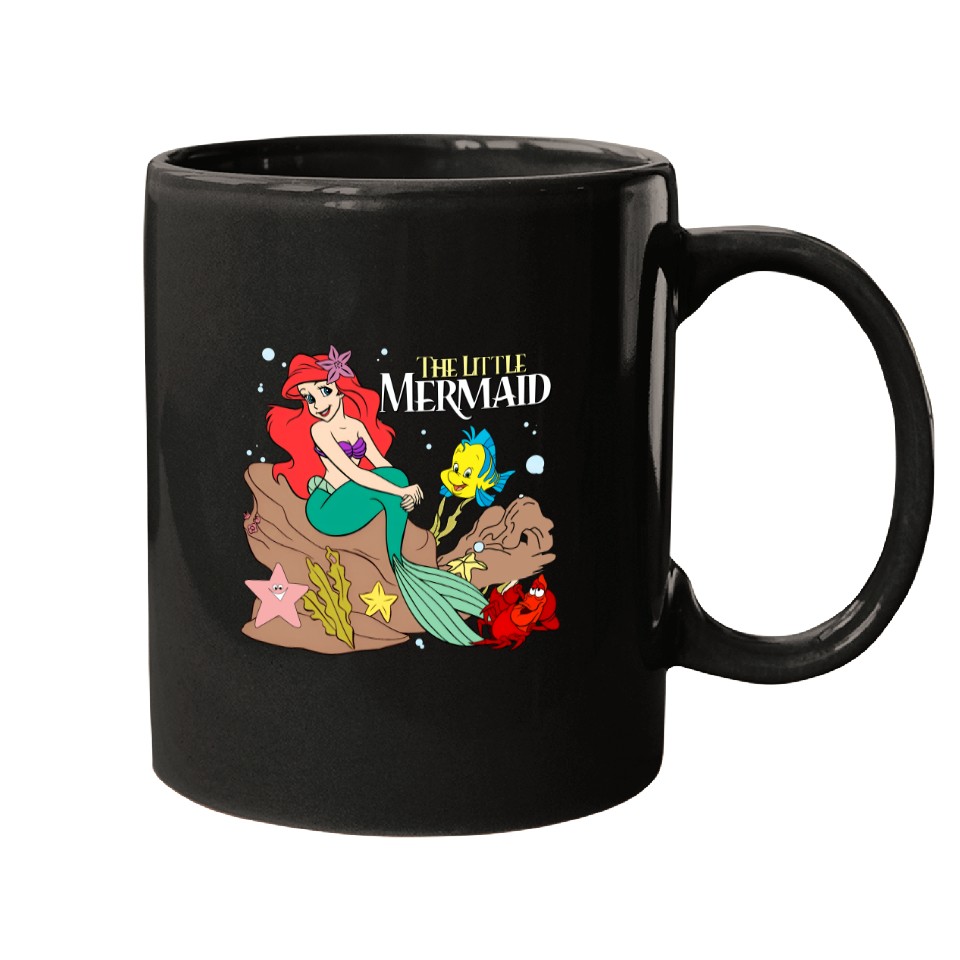 The Little Mermaid Mugs, Ariel Mugs, Disney Princess Mugs, The Little ...