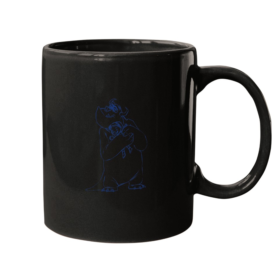 Disney Pixars Monsters Inc. Mike Boo Hug Fine Art Sketch Mugs | ID ...