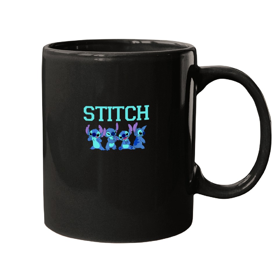 Disney Lilo Stitch Multi Pose Line Up Mugs | ID 21590348 by Elizabeth ...