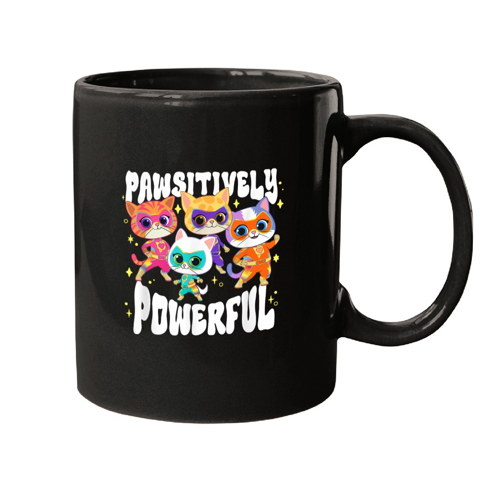 Disney Superkitties Pawsitively Powerful Group Shot Poster Mugs | ID ...