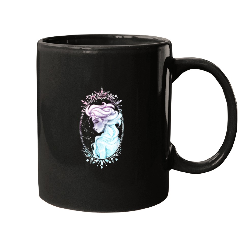 Disney Frozen Elsa Side Glance Framed In Winter Mugs | ID 21751015 by ...