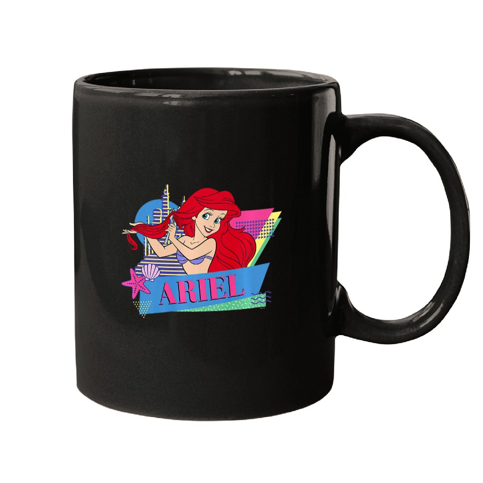 Disney The Little Mermaid Retro Couples Matching Ariel Premium Mugs ...