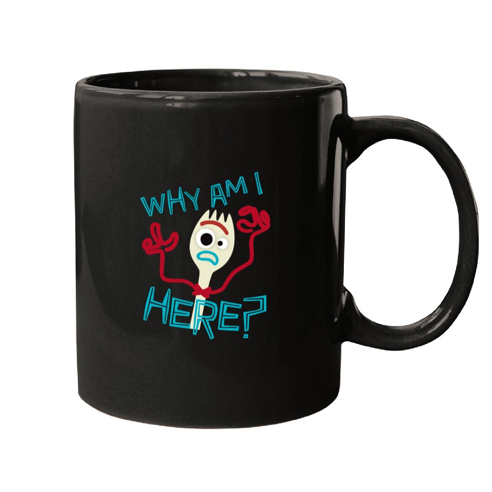 Disney Pixar Toy Story Cute Forky Why Am I Here Logo Mugs | ID 22899250 ...