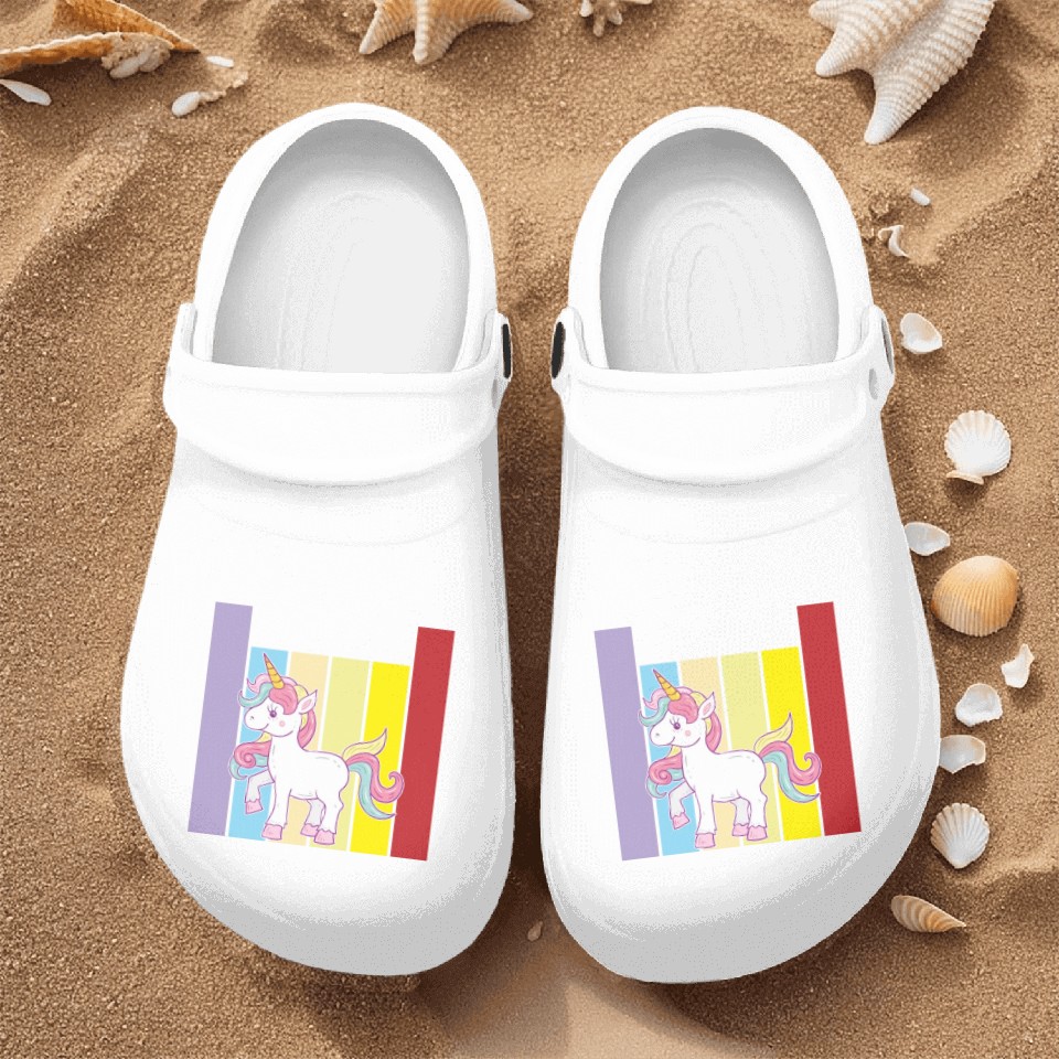 Unicorn Are Real Children Girl Nurse Clogs | ID 86637113 by Camila ...
