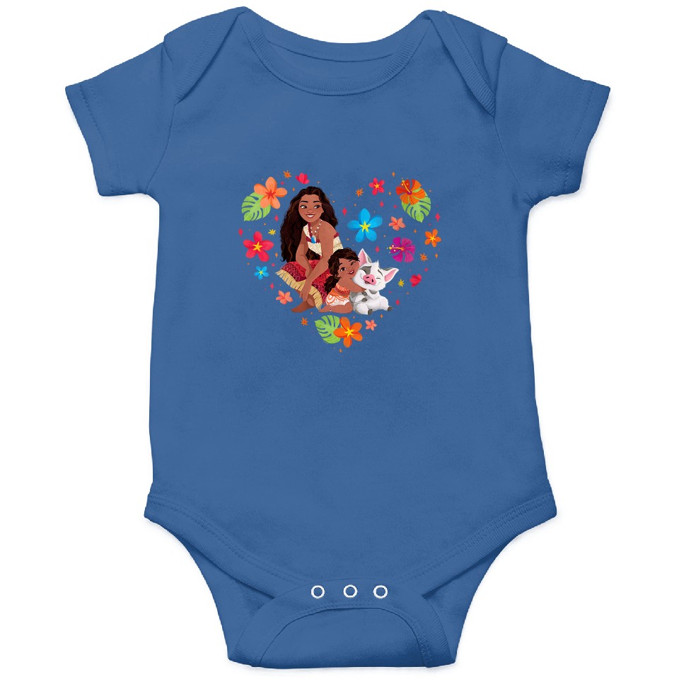Disneyss Moana 2 Moana Simea And Pua Tropical Heart Sisters Onesies ...