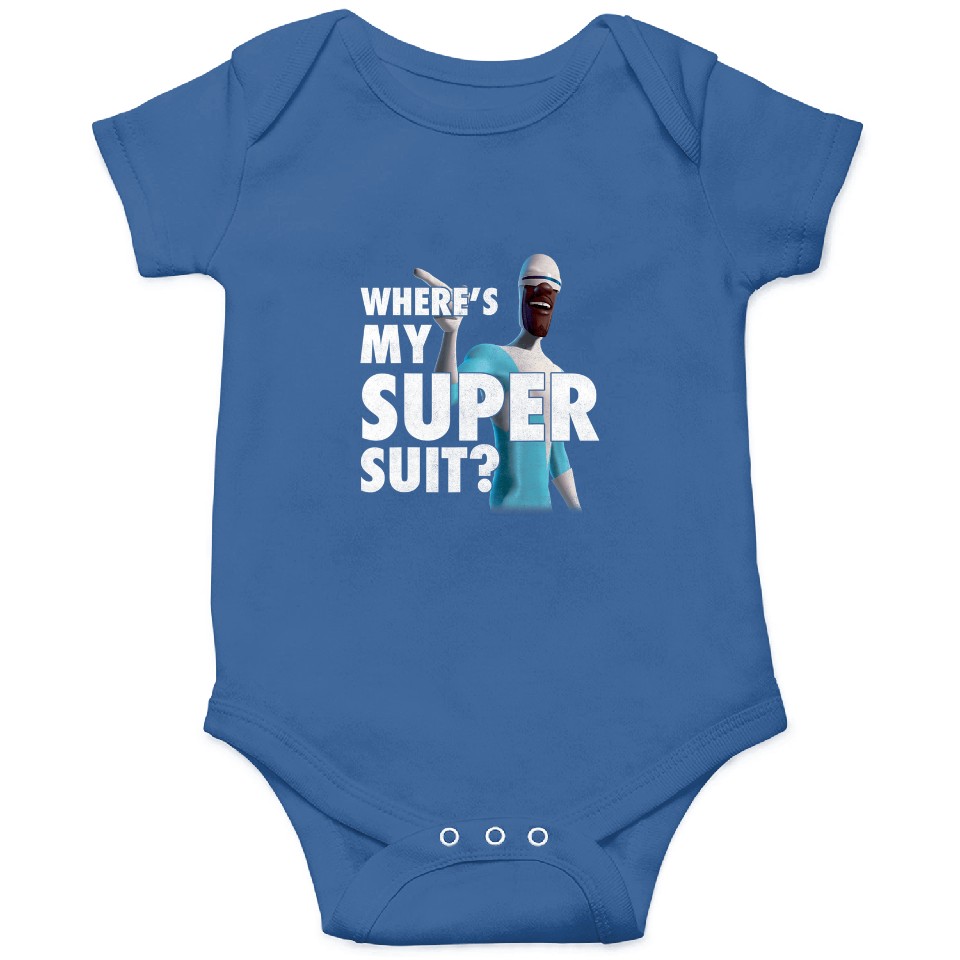 Disney Pixar The Incredibles Vintage Frozone Super Suit Logo Onesies ...