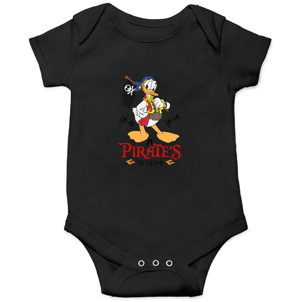 Vintage Donald Duck Pirates Comfort Colors Onesies, Disneyworld Onesies ...