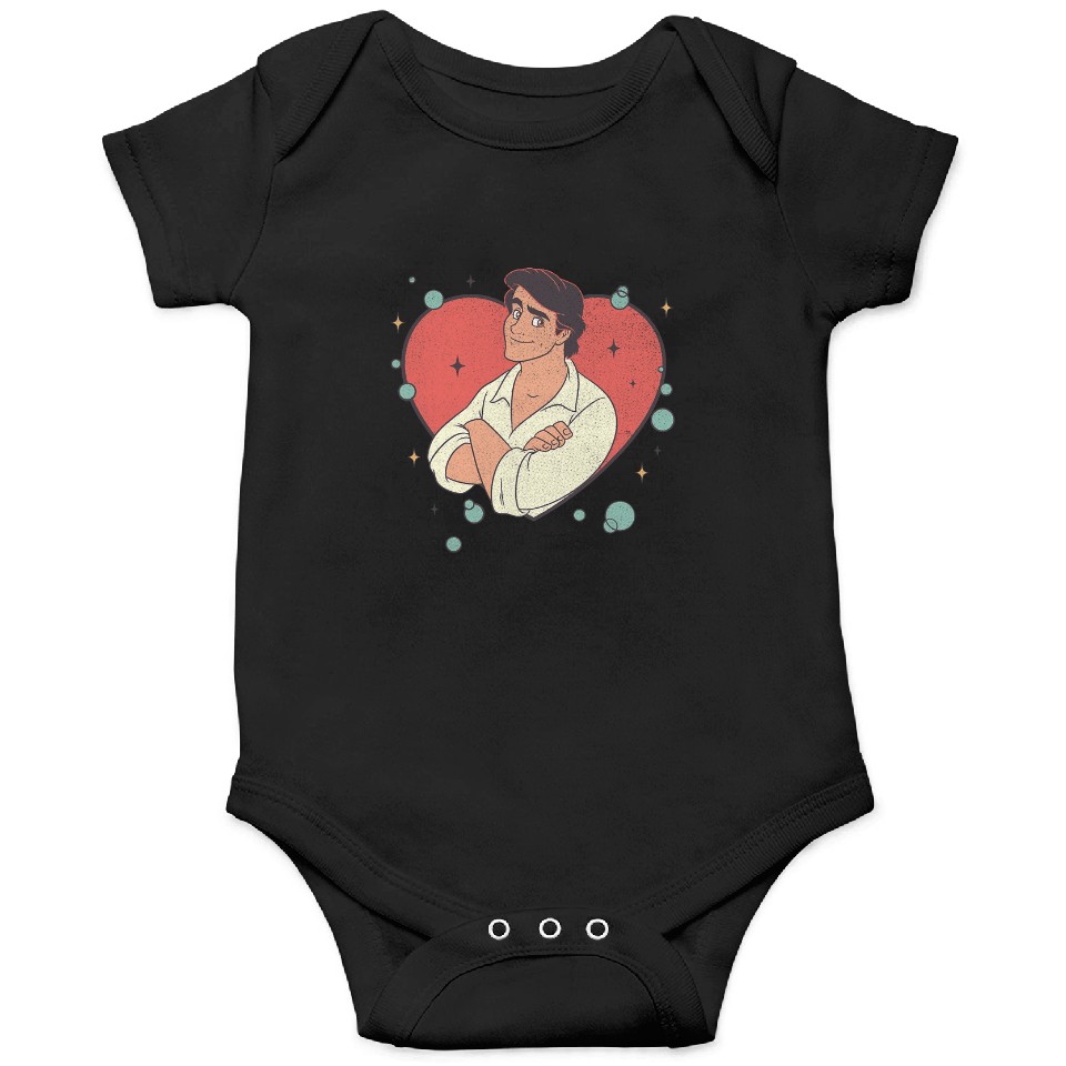 Disney The Little Mermaid Valentines Day Prince Eric Logo Onesies | ID ...