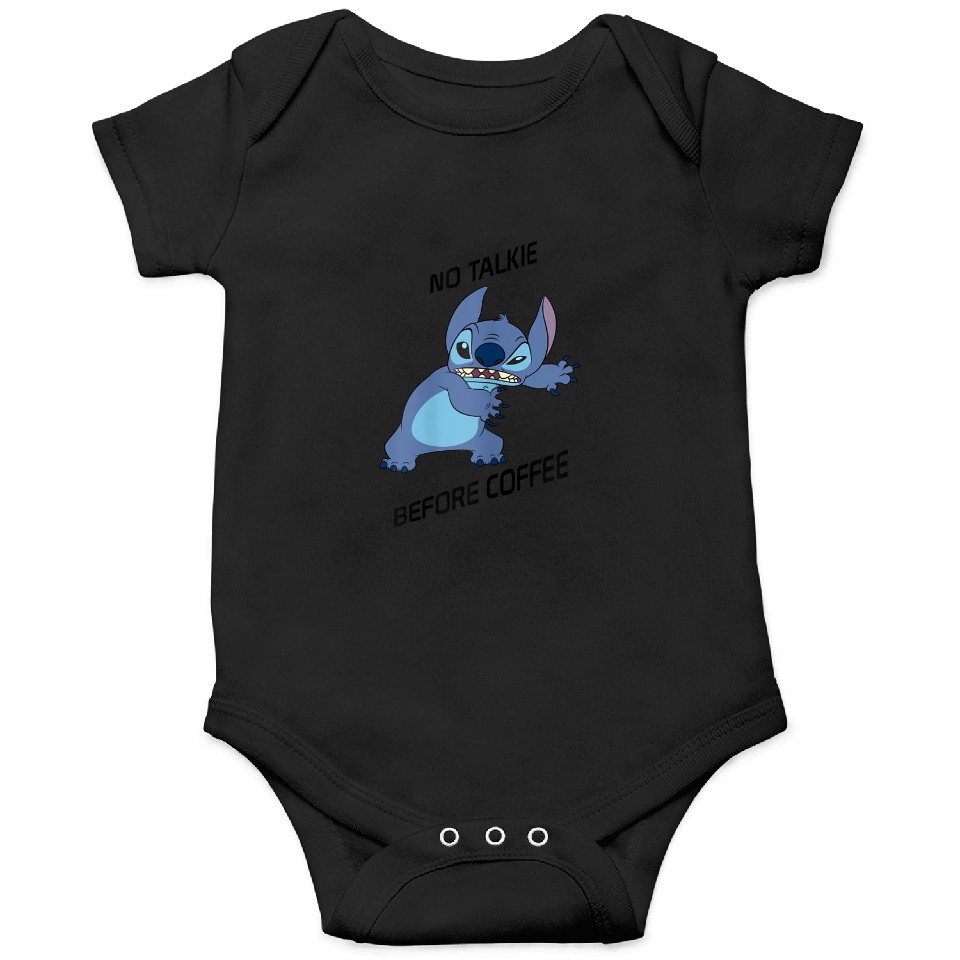 Disney Lilo Stitch No Talkie Before Coffee Grumpy Stitch Onesies | ID ...