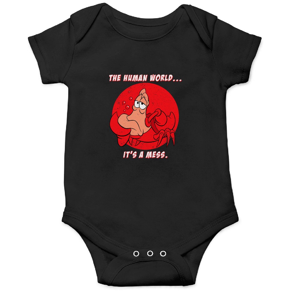Disney The Little Mermaid Sebastian The Human World Onesies | ID ...