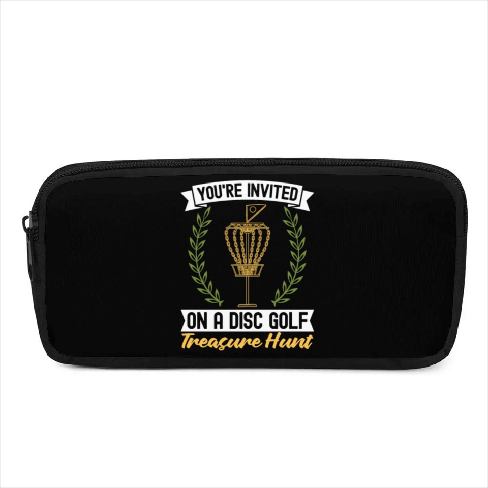 Disc Golf You're Invited On A Disc Frisbee Golf Pencil Cases | ID ...