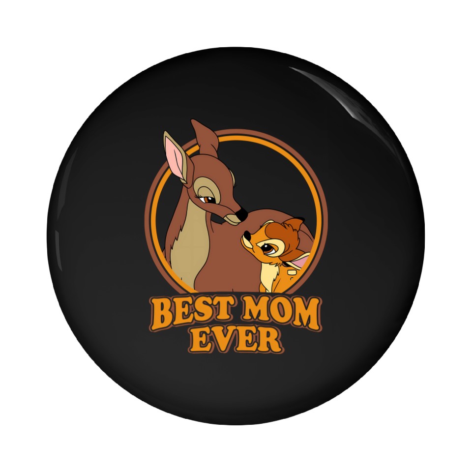 Disney Bambi And Mom Best Mom Ever Pin Buttons, Mother's Day Gift | ID ...