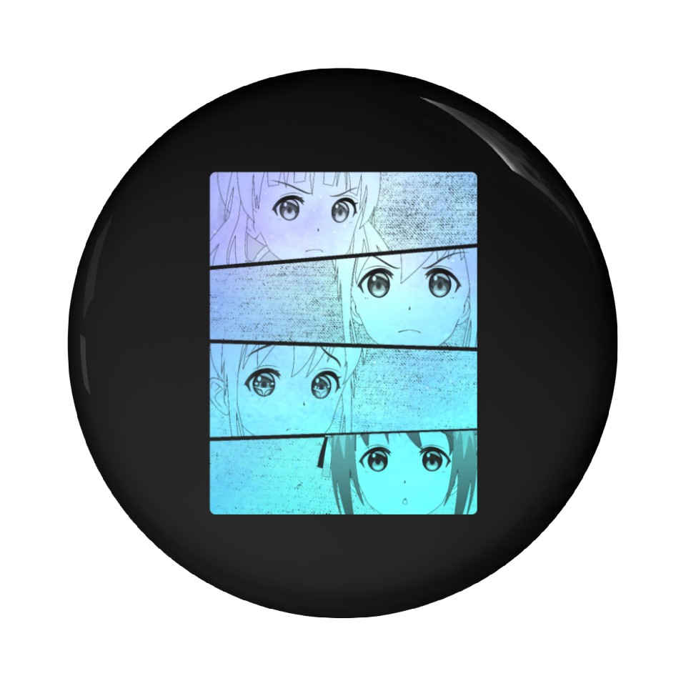 Kawaii Pastel Goth Anime Girls Pin Buttons | ID 48152902 by Camila ...