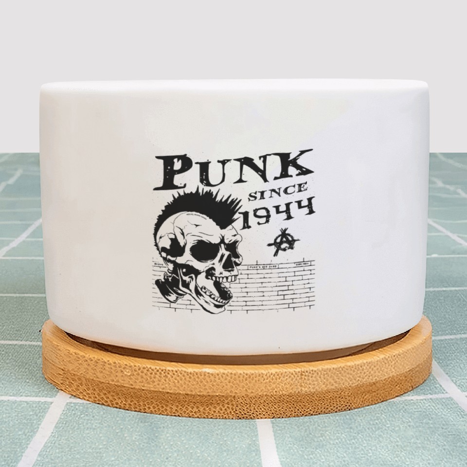 Punk Since 1944, Punks Not Dead, 80 Years Old and Plant Pots | ID ...