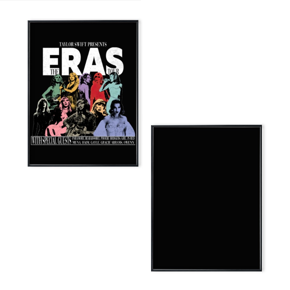 Taylor The Eras Tour Poster Set 2 Sides, Swift The Eras Tour Poster Set ...
