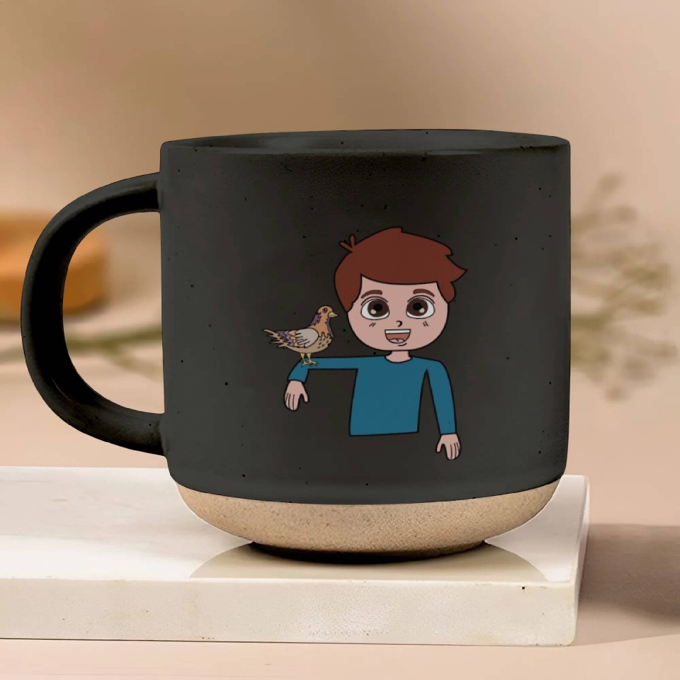 Pigeon Boy Design for Pigeon Lovers Pottery Mugs | ID 103311099 by ...