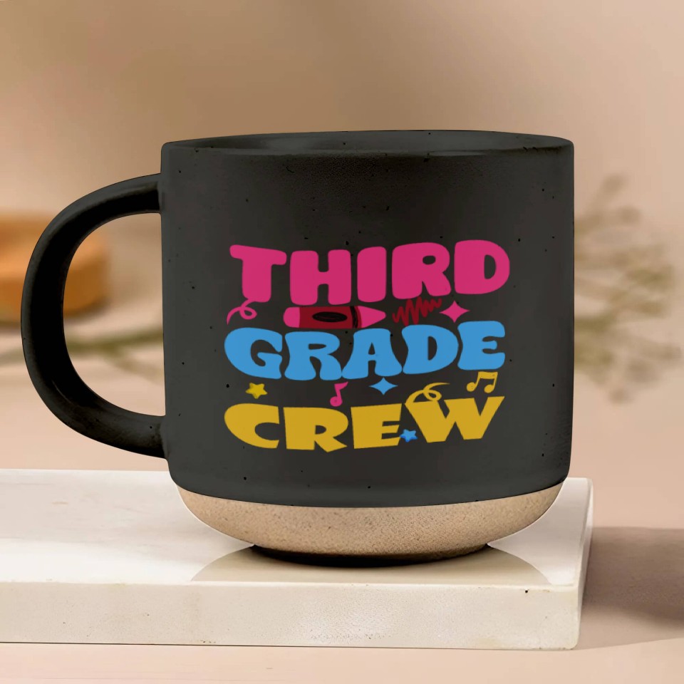 Third Grade Crew BACK TO SCHOOl Pottery Mugs | ID 115053853 by Camila ...