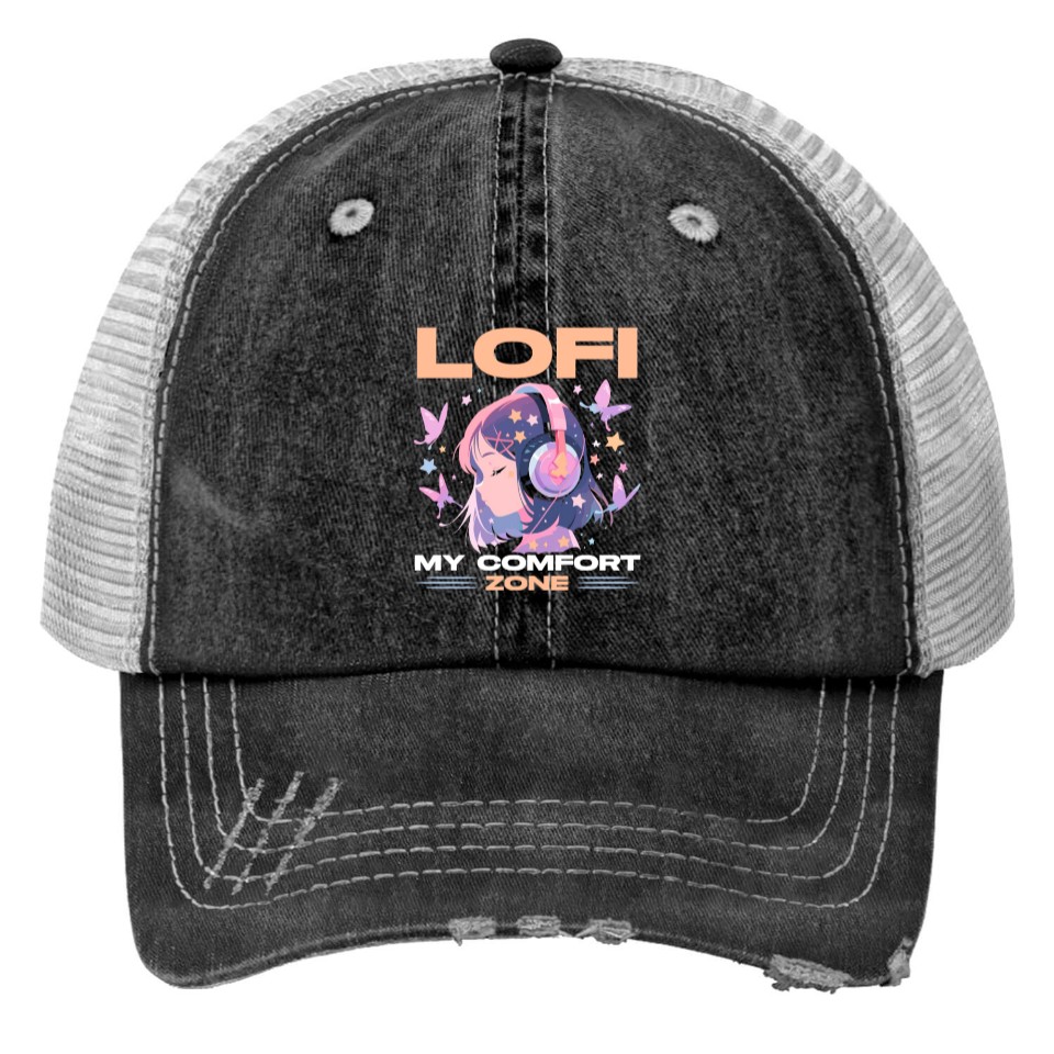 Unisex's Black Lofi Music Lover Low Fidelity Japanese Aesthetic Print ...