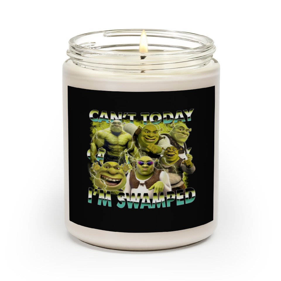 Can't Today I'm Swamped Scented Candles, Shrek Scented Candles, Disney ...