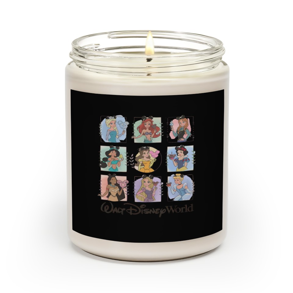 Retro Disney Princesses Scented Candles, Disney Snacks, Disneyland | ID ...
