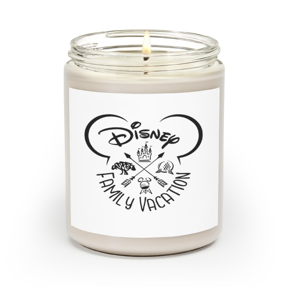 Disney Family Vacation Scented Candles, Disney Castle Scented Candles ...