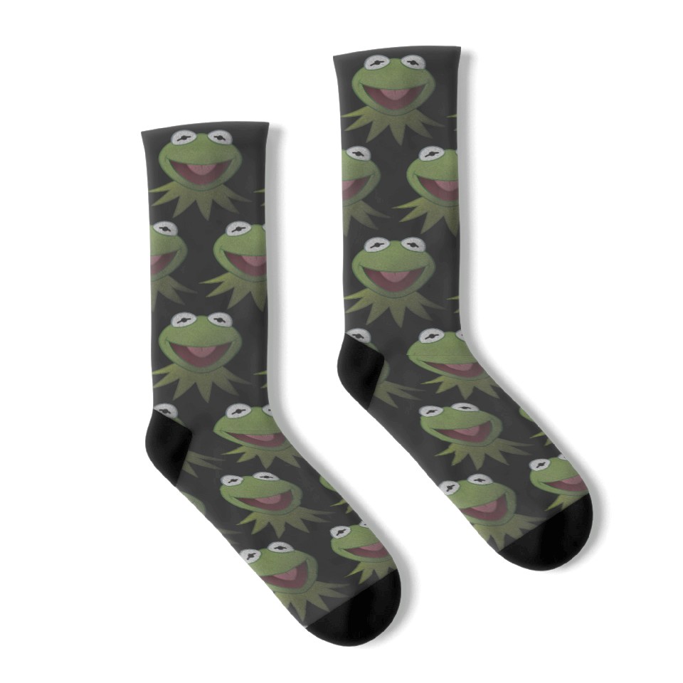 Disneyss Muppets K the frog Face Socks | ID 20923038 by Uran D | Printblur