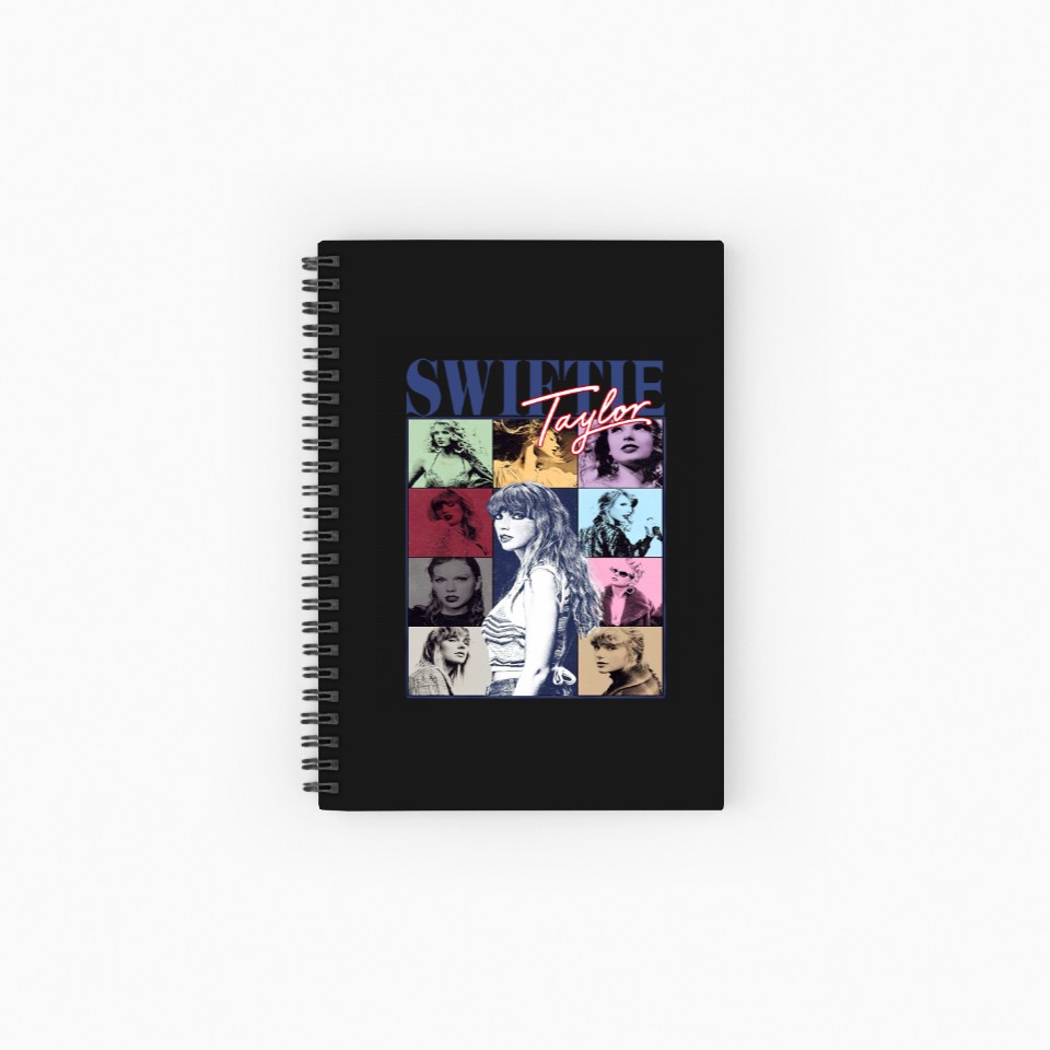 Cotton Short Sleeve Spiral Notebooks Ruled Line Summer Taylor Spiral ...