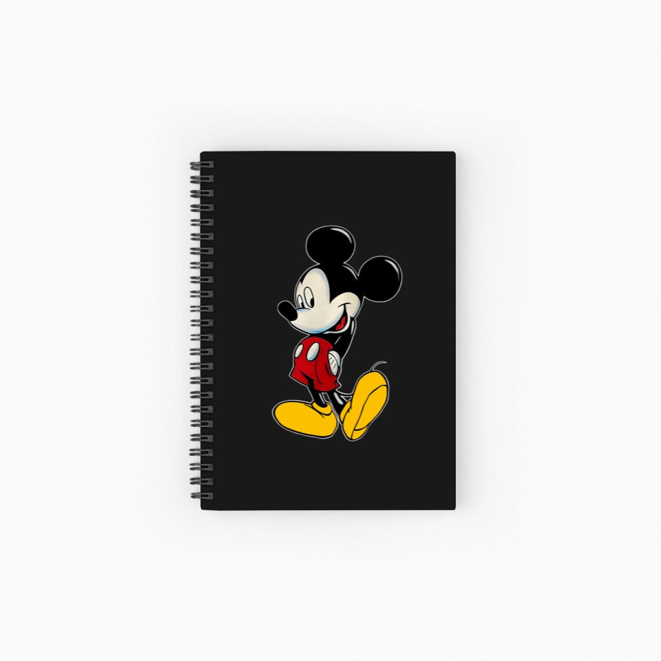 Vintage Mickey Mouse Spiral Notebooks Ruled Line 90s Disney Spiral ...