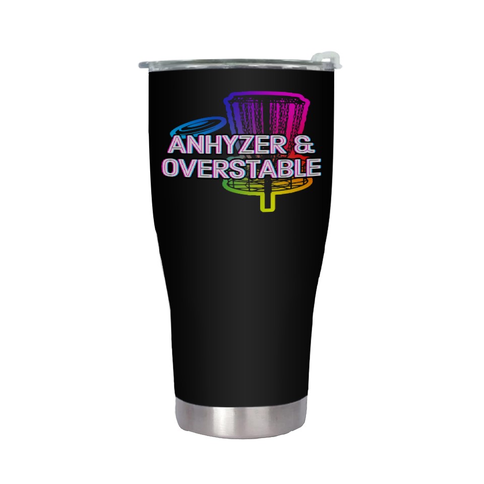 Anhyzer and Overstable Disc Golf Funny Golfer Stainless Steel Tumblers ...