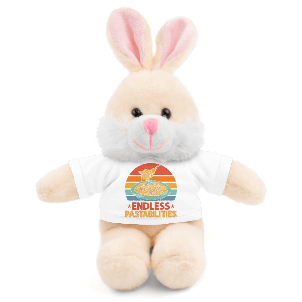 Endless Pastabilities Pasta Lover Italian Food Stuffed Animals With Tee ...