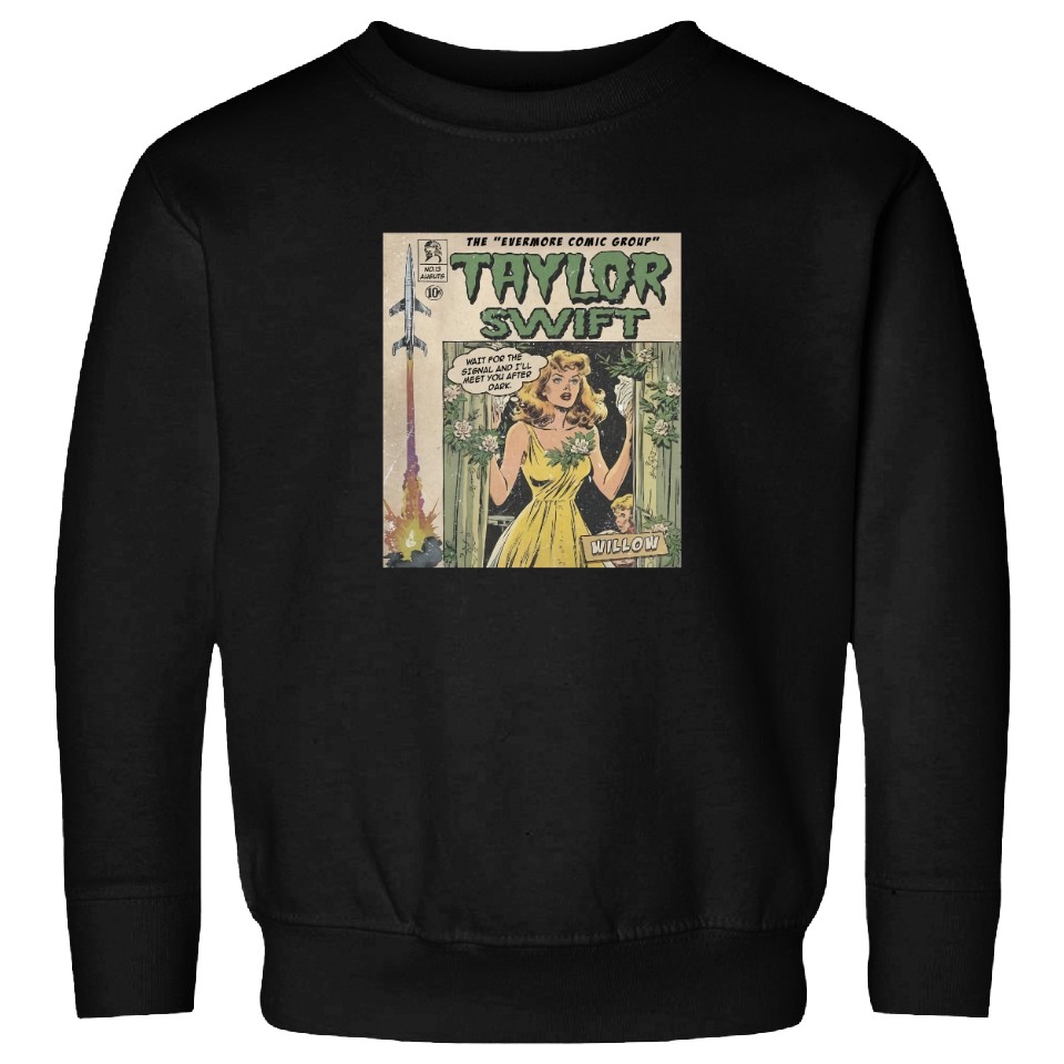 Taylor Comic Sweatshirts Merch Willow Evermore Vintage Comic Book | ID ...