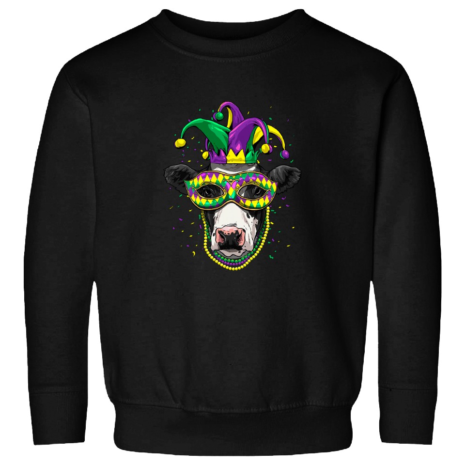 Cattle Cow Mardi Gras Party carnivals Jester Cow Farmer Animal Cow ...