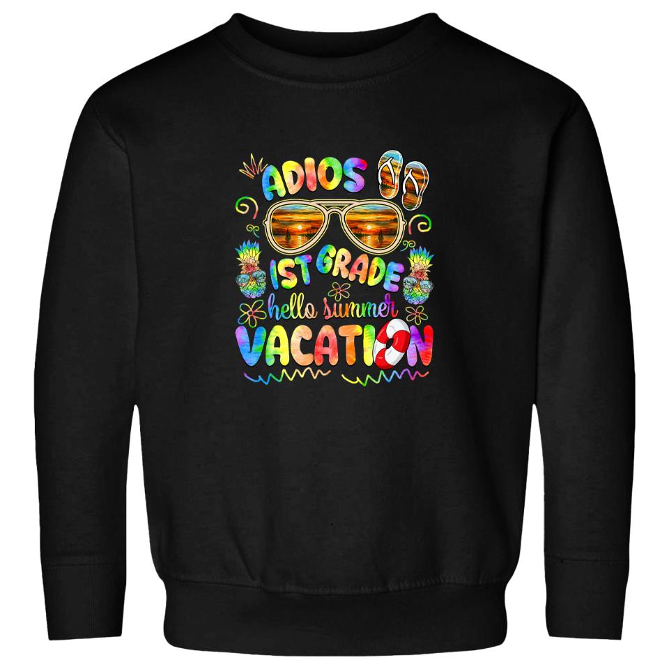 Teacher Job Adios 1st Grade Hello Summer Vacation Spanish Last Day ...