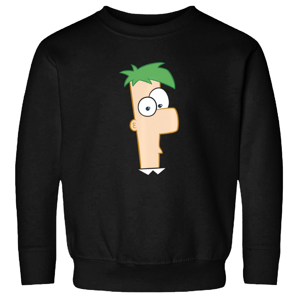 Disney Phineas And Ferb Large Ferb Face Sweatshirts | ID 22824152 by Dj ...