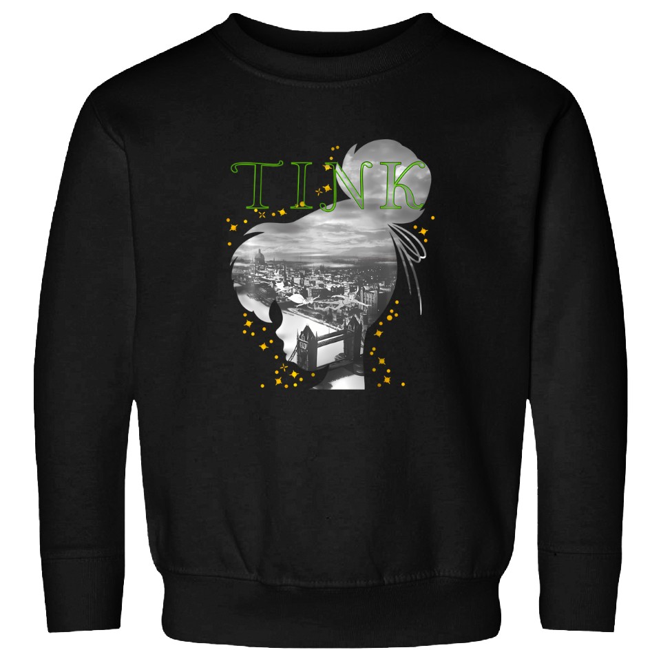 Disney Peter Pan Tinkerbell Silhouette Fill London Bridge Sweatshirts ...