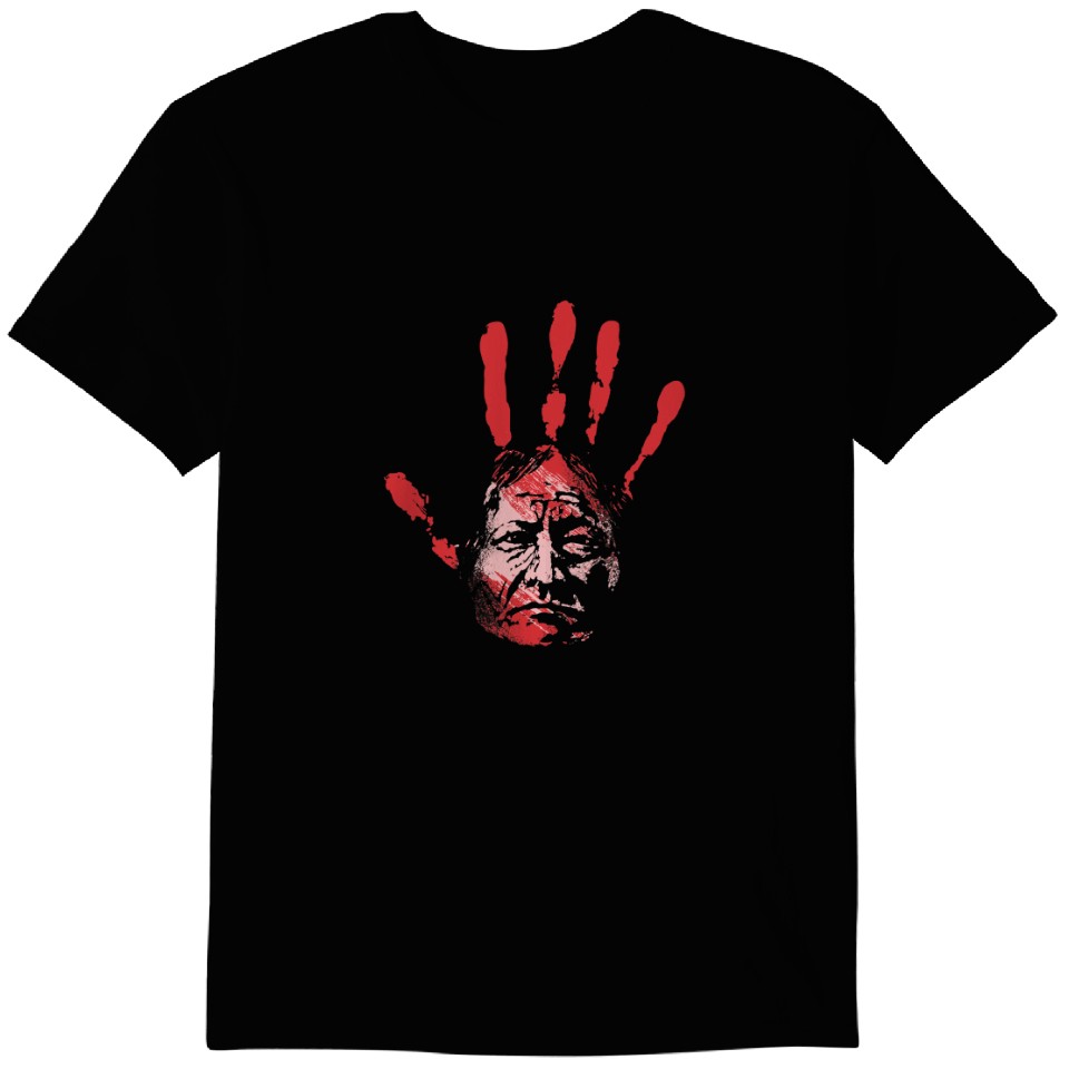 Native American Indigenous Red Hand T-Shirt | 40% OFF Today Sale ...