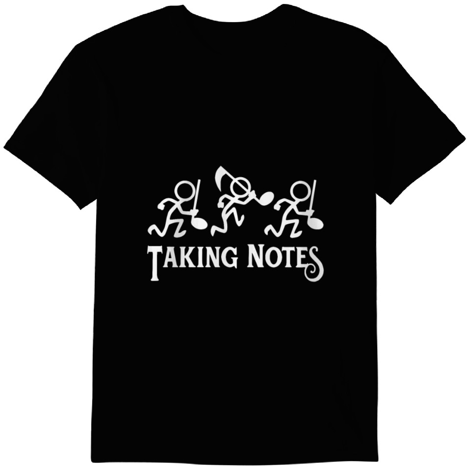 Taking notes funny music teacher musician music gu T Shirts | 40% OFF ...