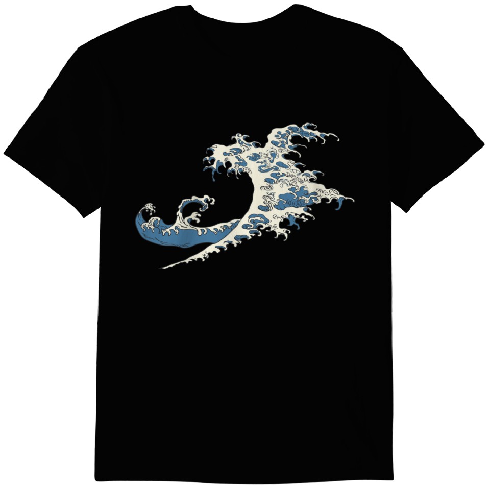 Traditional Asian Wave Tsunami Storm T Shirts | ID 13001809 by ...