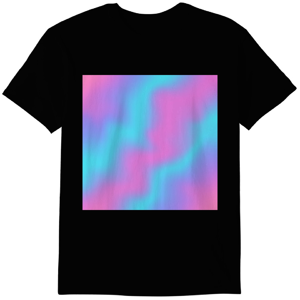 1990s Colors Retro Gradient: Pink, Purple, Aqua T Shirts | ID 15535552 ...