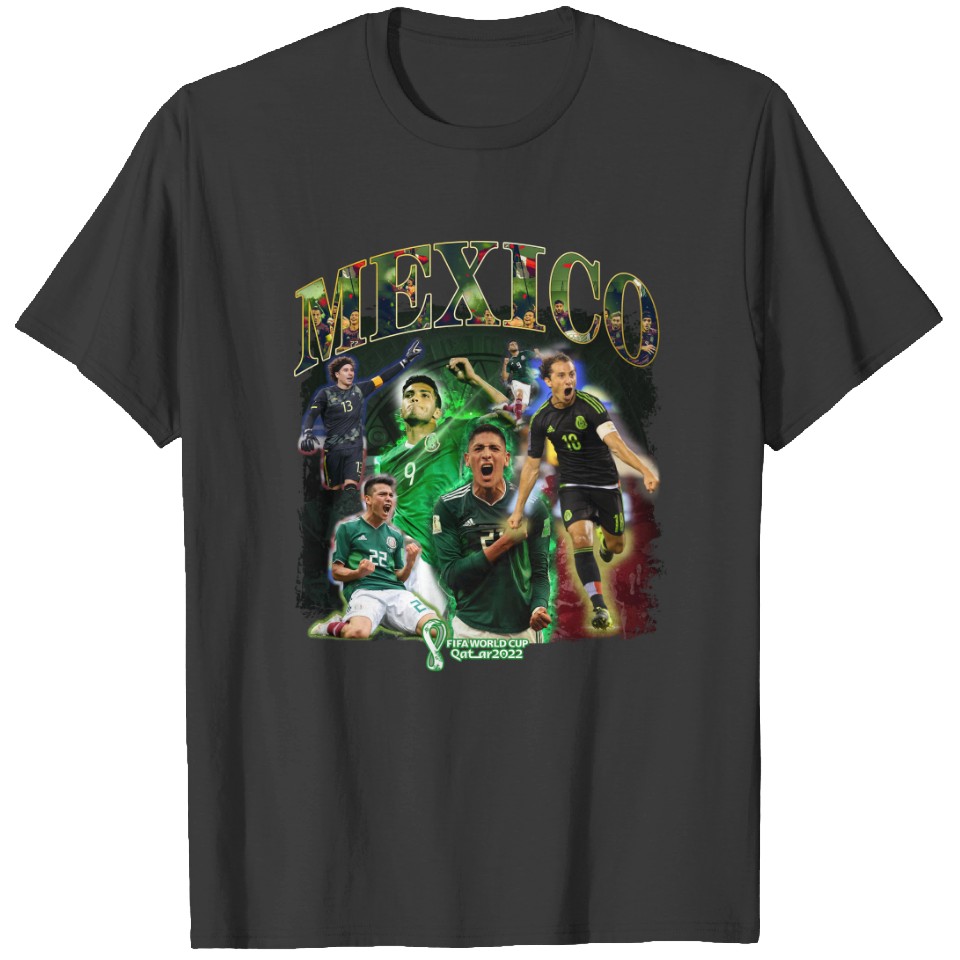 Mexico Vintage Look Tee Shirt | Mexican National Soccer Team | 29% OFF ...