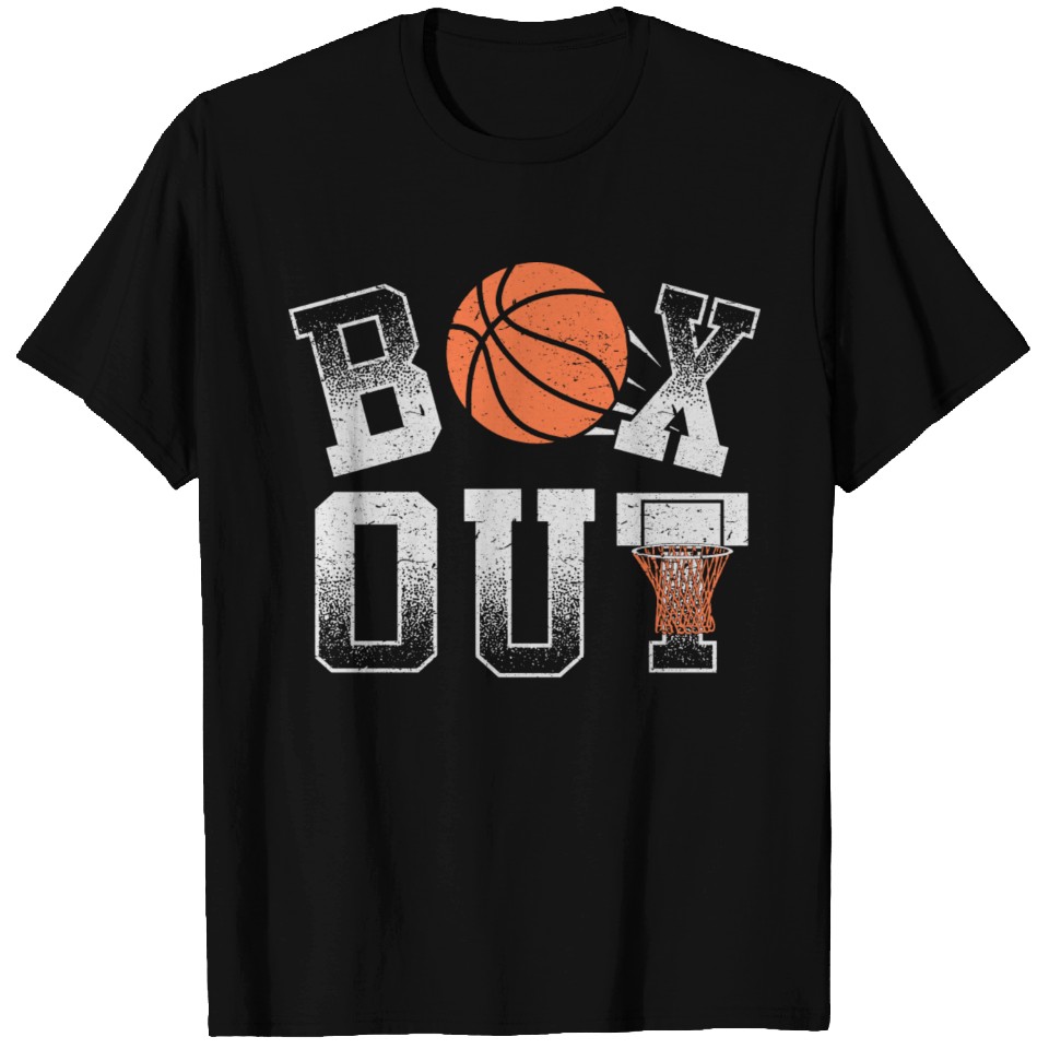 Box Out basketball for basket players and coach T-shirt | ID 10729836 ...