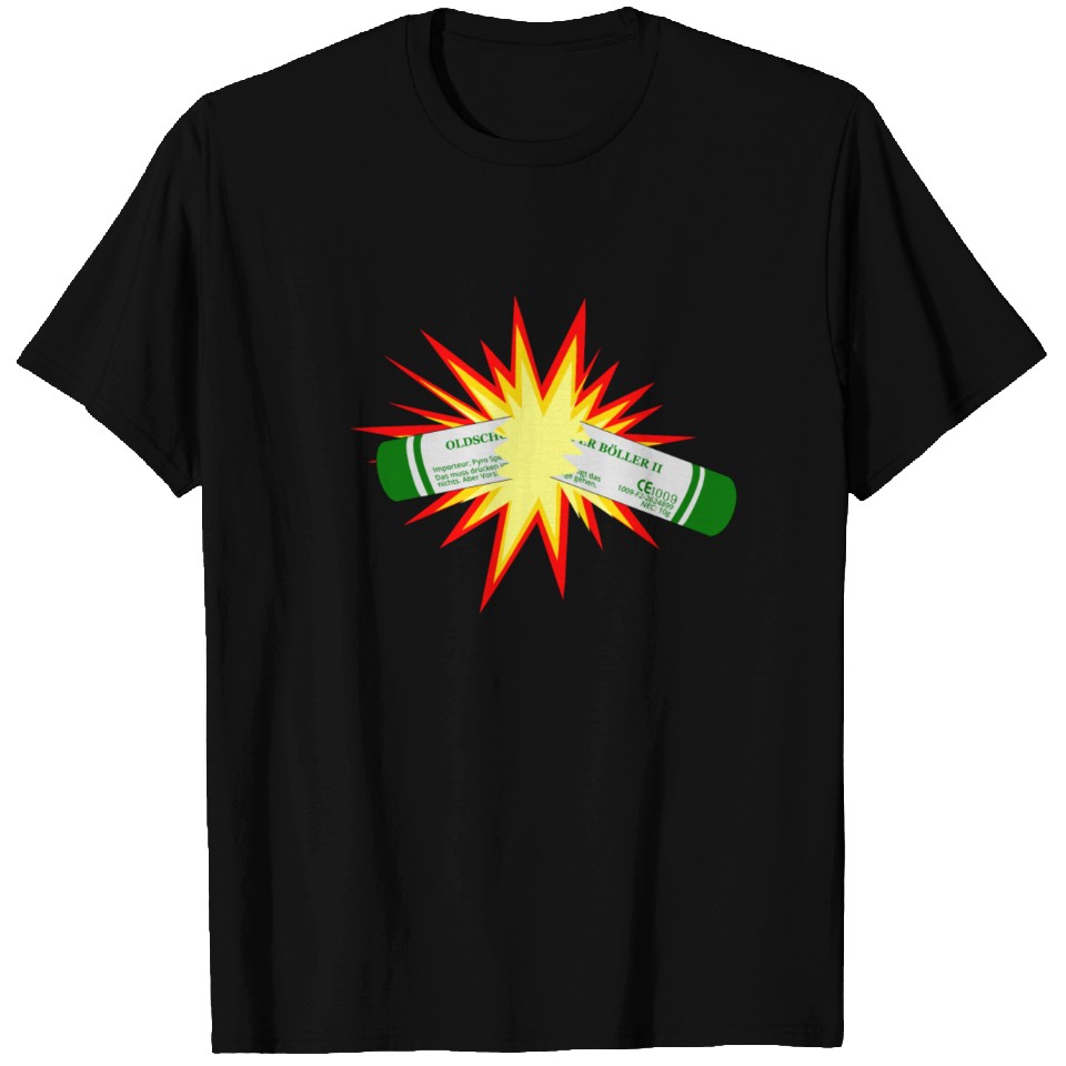 Pyro Firecracker Exploded Fireworks T-shirt | ID 11423944 by Pamela ...