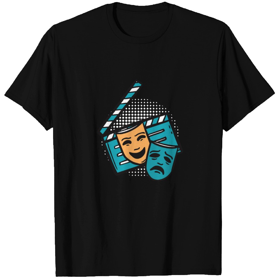 Clapperboard Actor Actress Acting Movie Theatre T-shirt | ID 10127639 ...