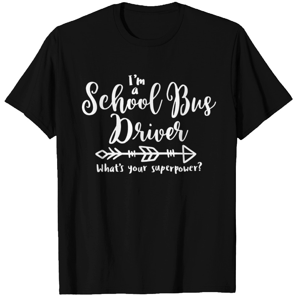 Schoolbus driver, school bus driver T-shirt | ID 10923268 by Scott ...