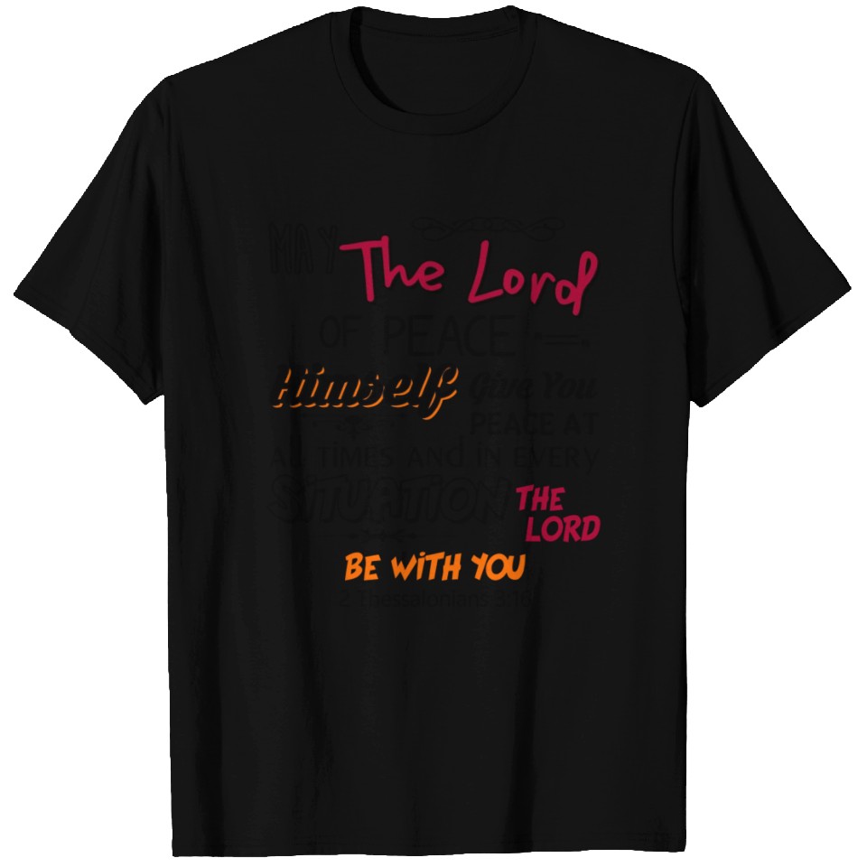 May The Lord God Grant You Peace Religious Christi T-shirt | ID ...