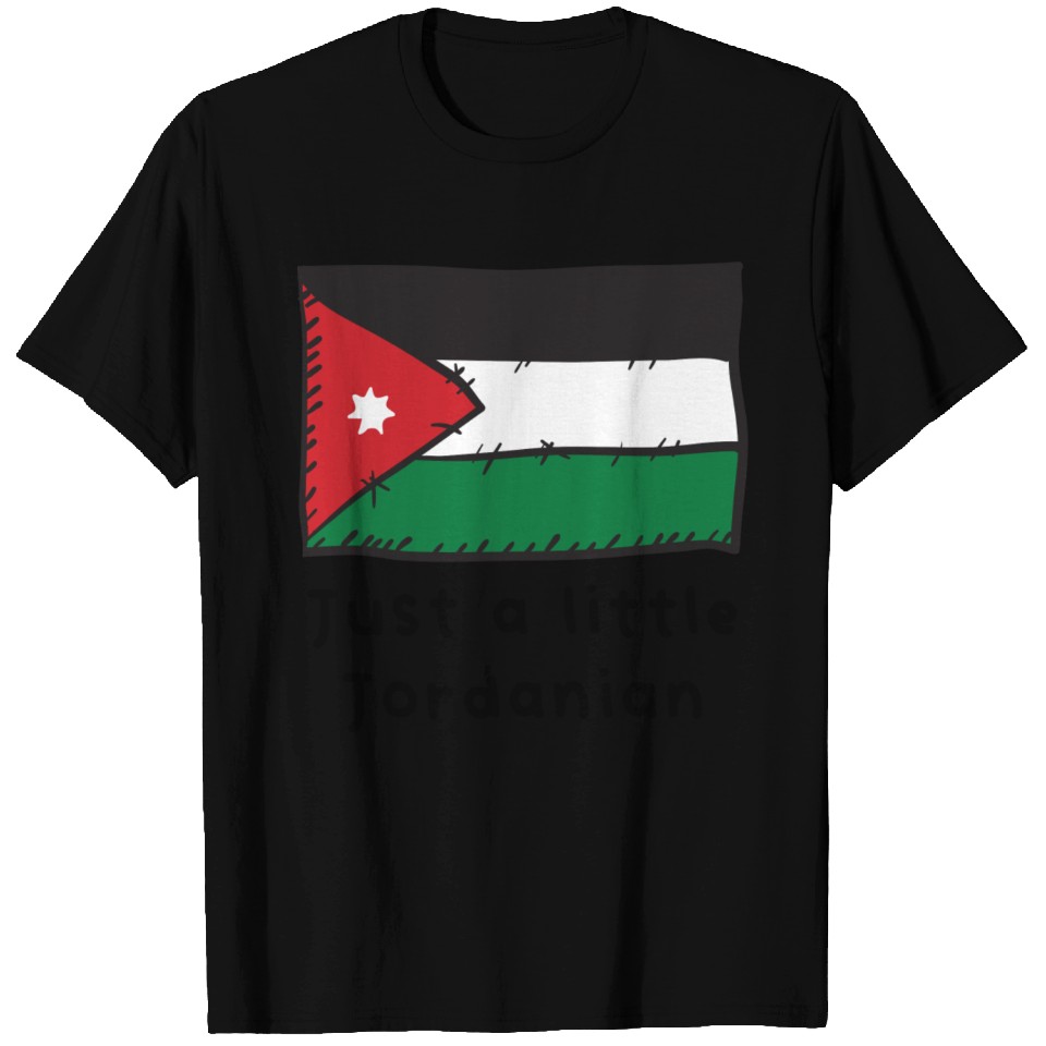 Just A Little Jordanian Funny Cute Jordan Flag T-shirt | ID 11589787 by ...