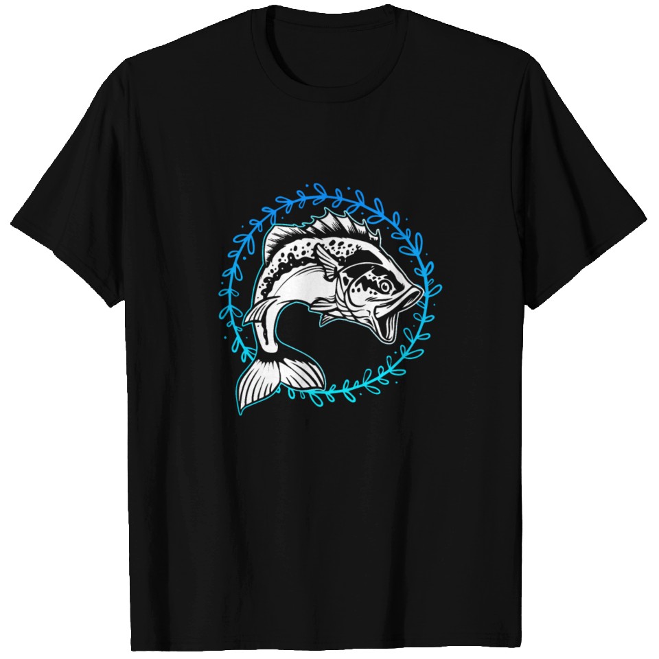 Fisherman Fishing Lovers Big Mouth Bass Fish T-shirt | ID 11448467 by ...