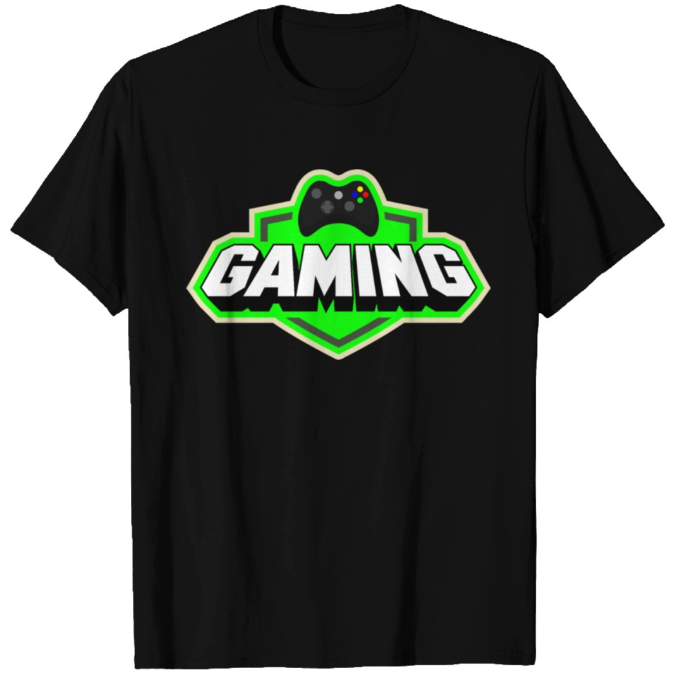 Videogame gaming esports logo console retro gaming T-shirt | ID ...
