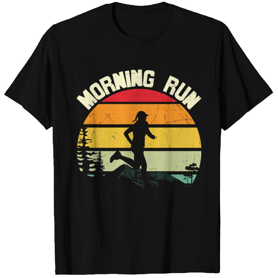 Runner Run Marathon 10KM Running T-shirt | ID 10416958 by Chris Marsh ...