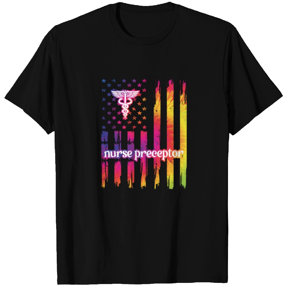Nurse Preceptor US Flag Nursing Preceptor T-shirt | ID 10611626 by ...